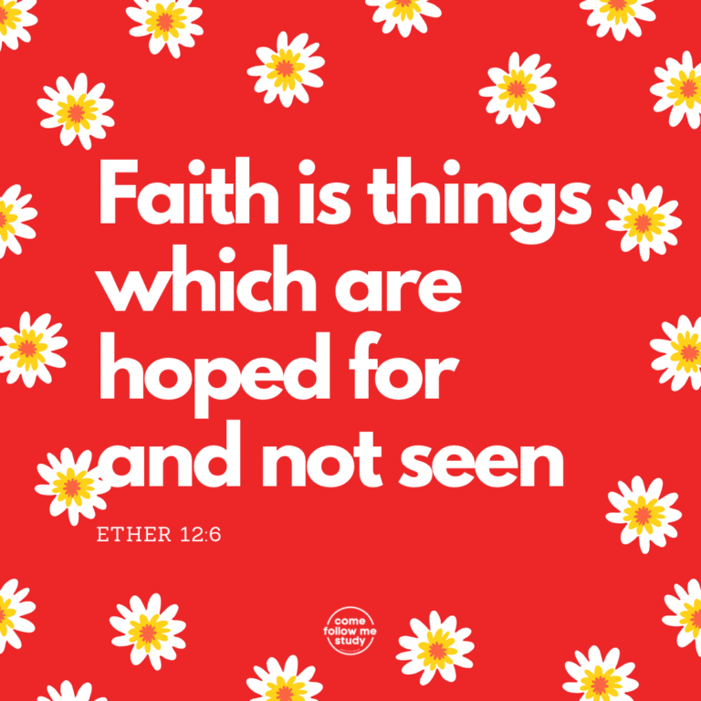 Real faith and hope - Come Follow Me Study with Cali Black