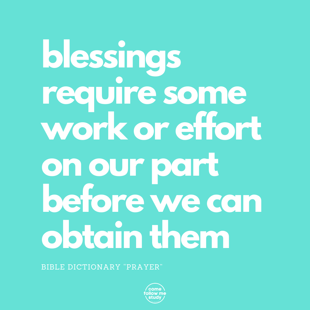 Prayer is hard work - Come Follow Me Study with Cali Black