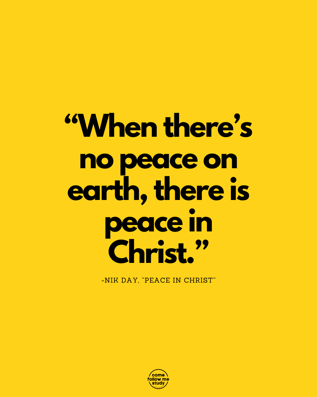 Peace in Christ - Come Follow Me Study with Cali Black