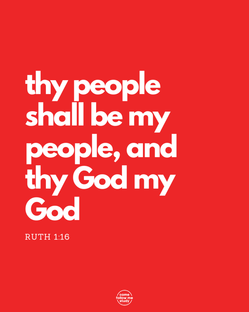 Ruth’s conversion - Come Follow Me Study with Cali Black