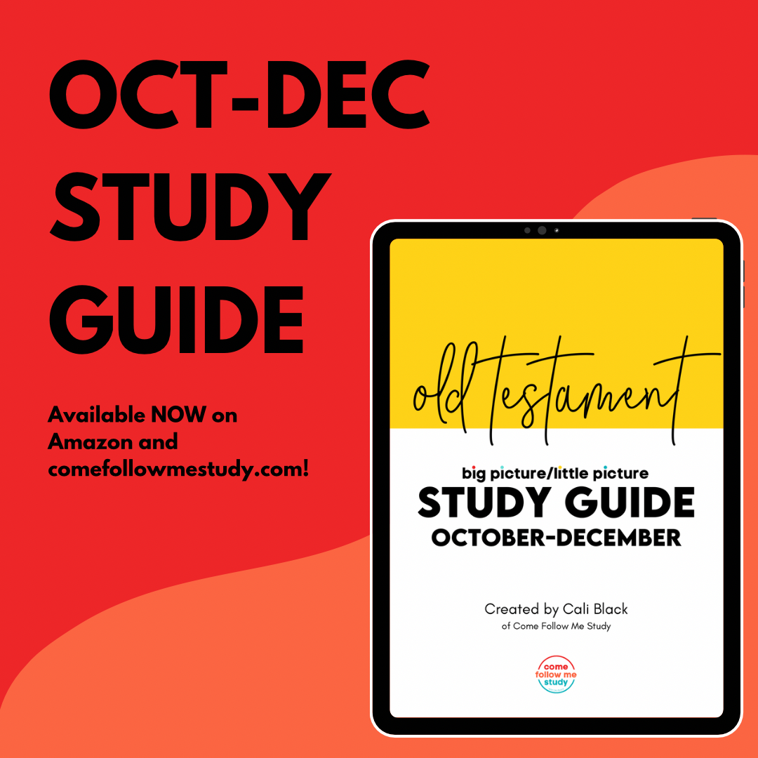 Study Guide Store - Come Follow Me Study with Cali Black